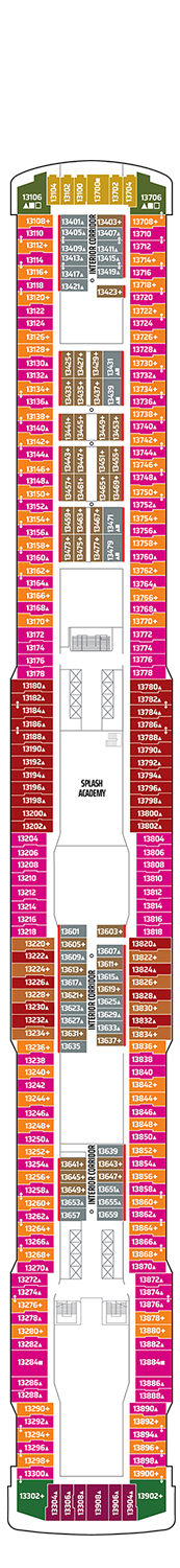 Norwegian Getaway Deck plan & cabin plan