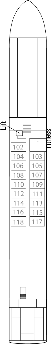 MS Adora Deck plan & cabin plan