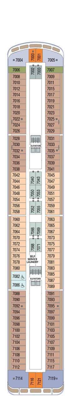 Azamara Pursuit Deck plan & cabin plan