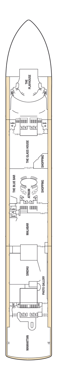 Azura Deck plan & cabin plan