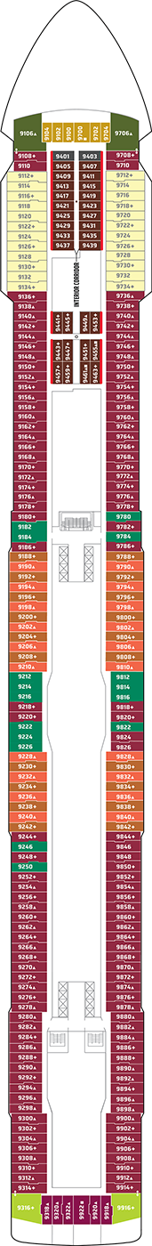 Norwegian Breakaway Deck plan & cabin plan