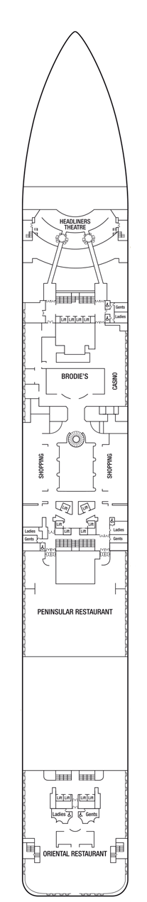 Britannia Deck plan & cabin plan
