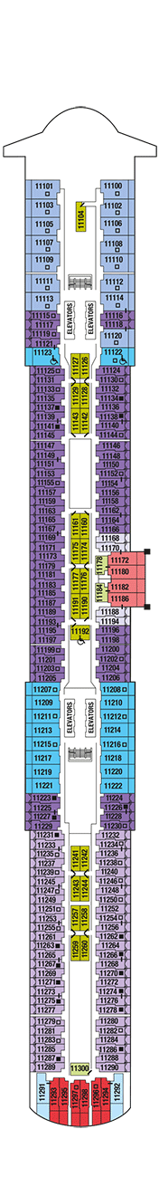 Celebrity Ascent Deck plan & cabin plan