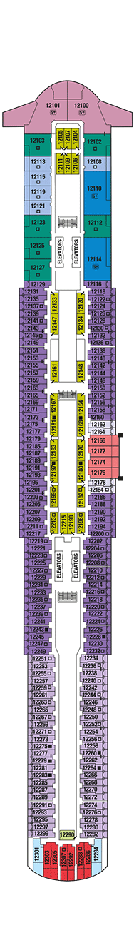 Celebrity Ascent Deck plan & cabin plan
