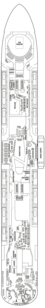 Celebrity Ascent Deck plan & cabin plan