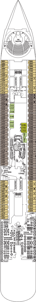 Celebrity Beyond Deck plan & cabin plan
