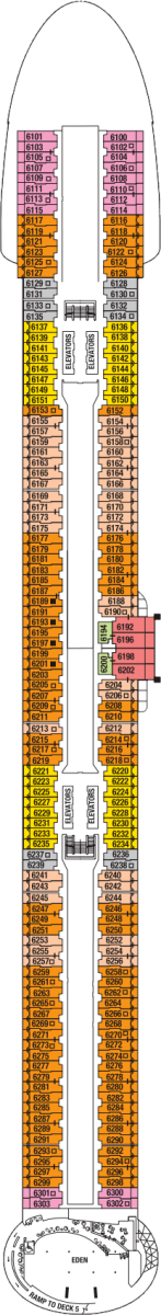 Celebrity Beyond Deck plan & cabin plan