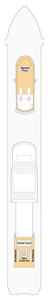 Coral Princess Deck plan & cabin plan