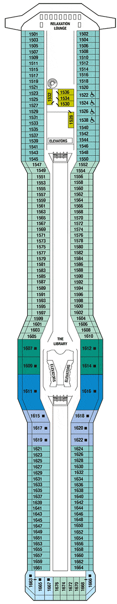 Celebrity Solstice Deck plan & cabin plan