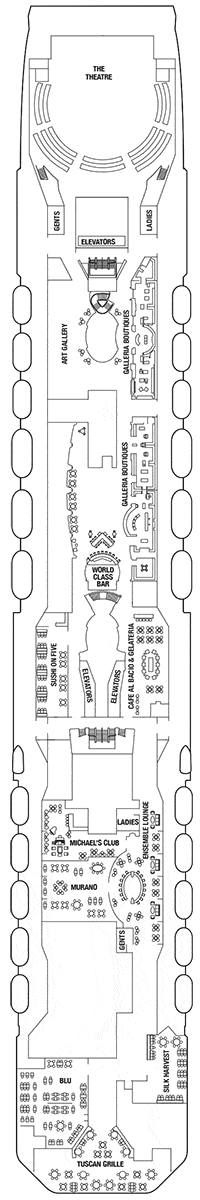 Celebrity Solstice Deck plan & cabin plan