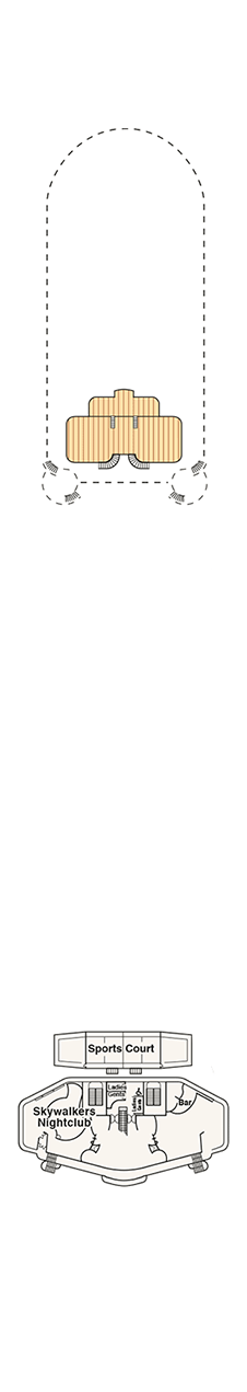 Diamond Princess Deck plan & cabin plan