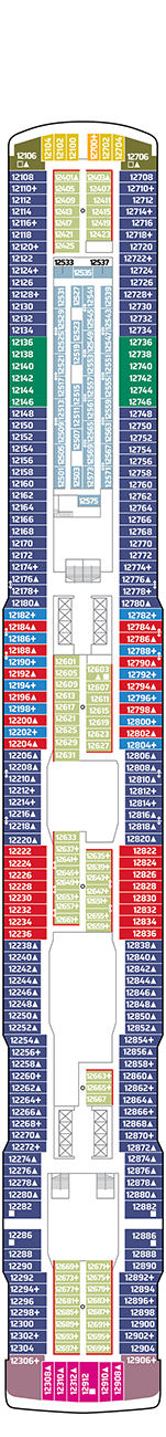 Norwegian Encore Deck plan & cabin plan