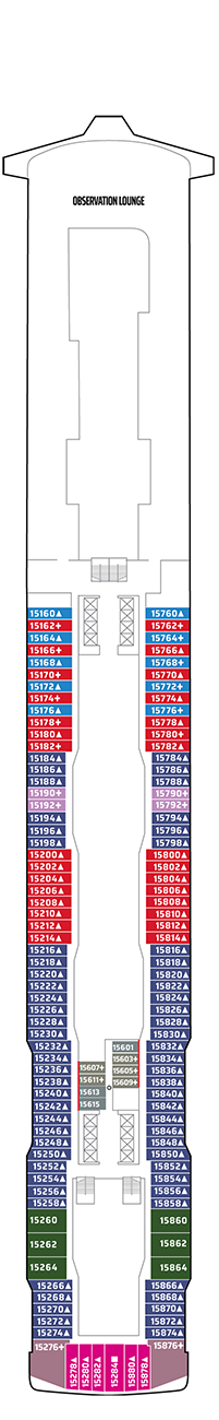 Norwegian Encore Deck plan & cabin plan