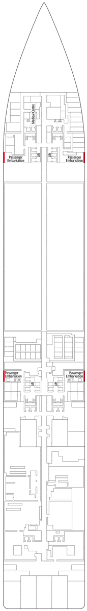 MSC Euribia Deck plan & cabin plan
