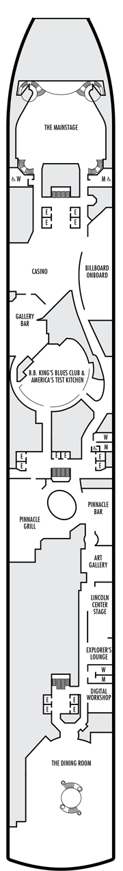 Eurodam Deck plan & cabin plan