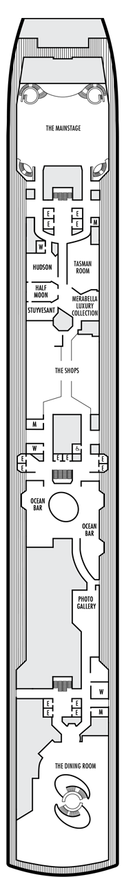 Eurodam Deck plan & cabin plan