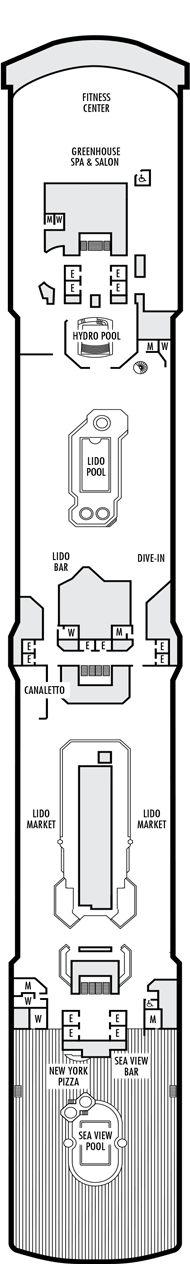 Eurodam Deck plan & cabin plan