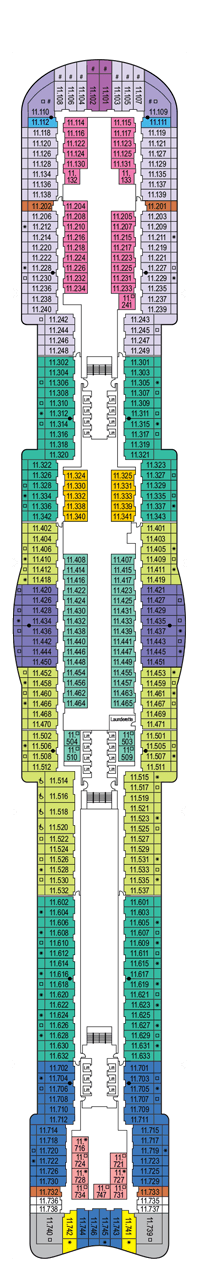 Iona Deck plan & cabin plan