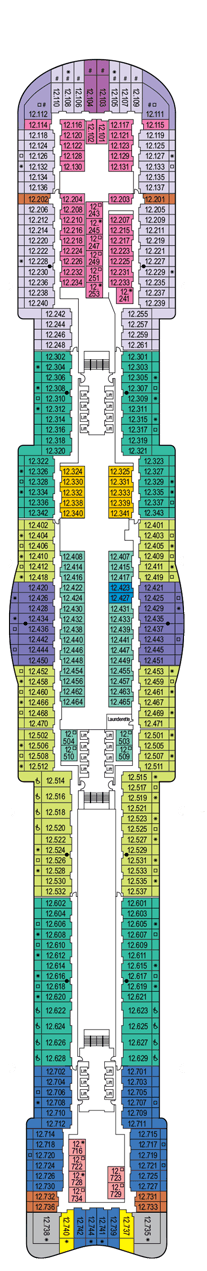 Iona Deck plan & cabin plan