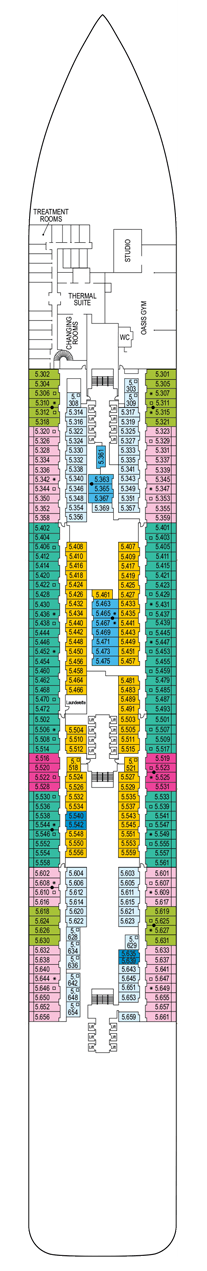 Iona Deck plan & cabin plan
