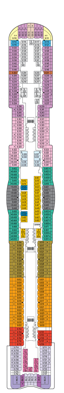 Iona Deck plan & cabin plan
