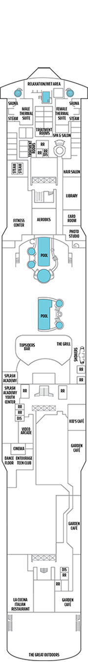 Norwegian Jade Deck plan & cabin plan
