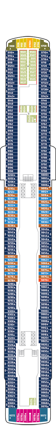 Norwegian Joy Deck plan & cabin plan