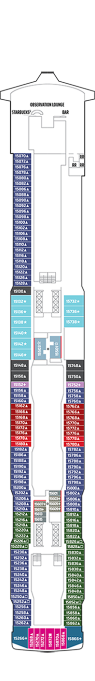 Norwegian Joy Deck plan & cabin plan