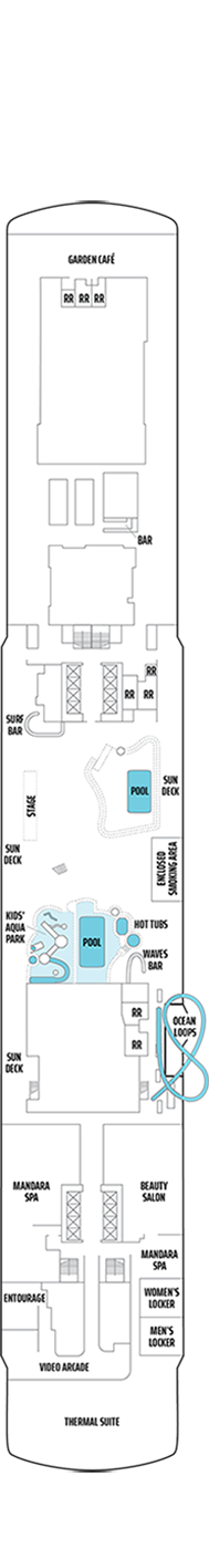 Norwegian Joy Deck plan & cabin plan