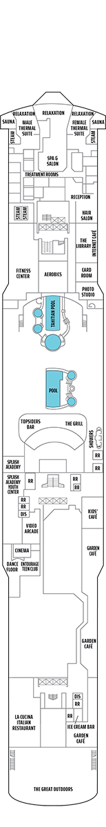 Norwegian Gem Deck plan & cabin plan