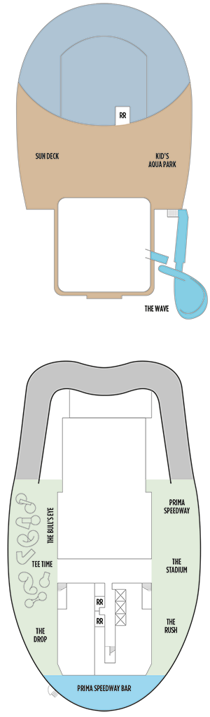 Norwegian Prima Deck plan & cabin plan