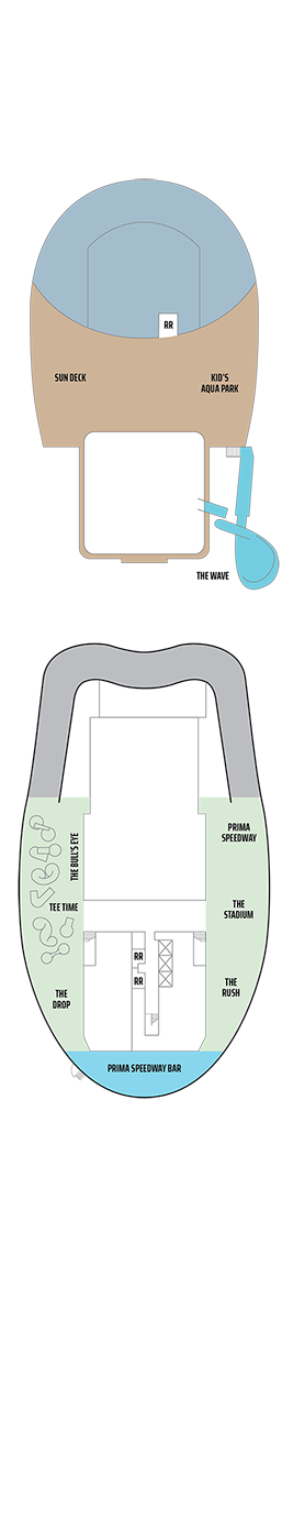 Norwegian Prima Deck plan & cabin plan