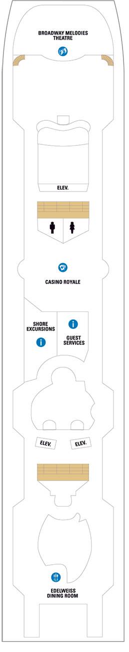 Rhapsody of the Seas Deck plan & cabin plan