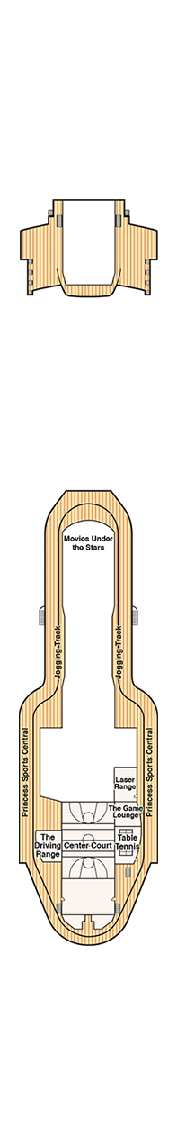 Regal Princess Deck plan & cabin plan