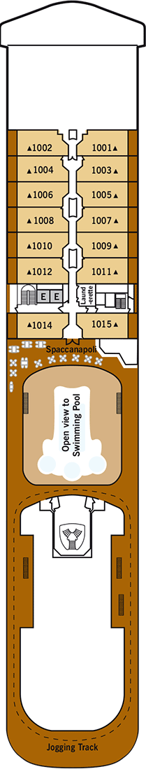 Silver Spirit Deck plan & cabin plan