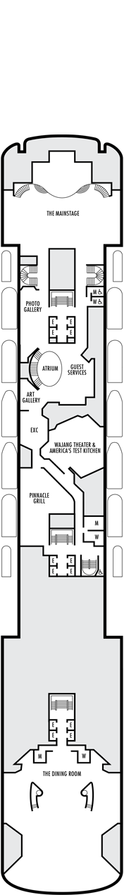 Volendam Deck plan & cabin plan