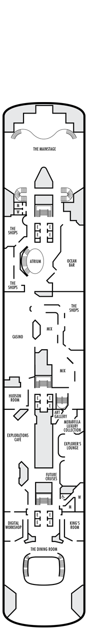 Volendam Deck plan & cabin plan