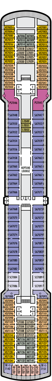Westerdam Deck plan & cabin plan